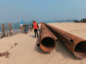 Steel Pile Retaining Wall using Tubular Hollow Sections ...